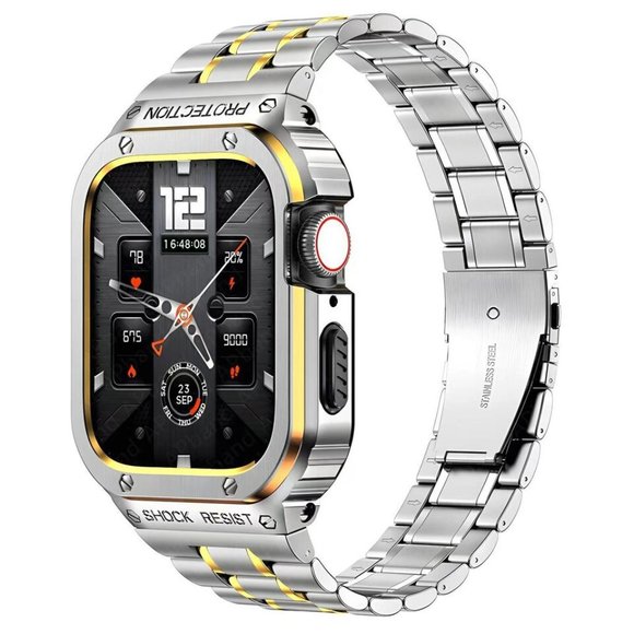Accessories | Premium Stainless Steel Strapcase Bracelet Band For Apple ...
